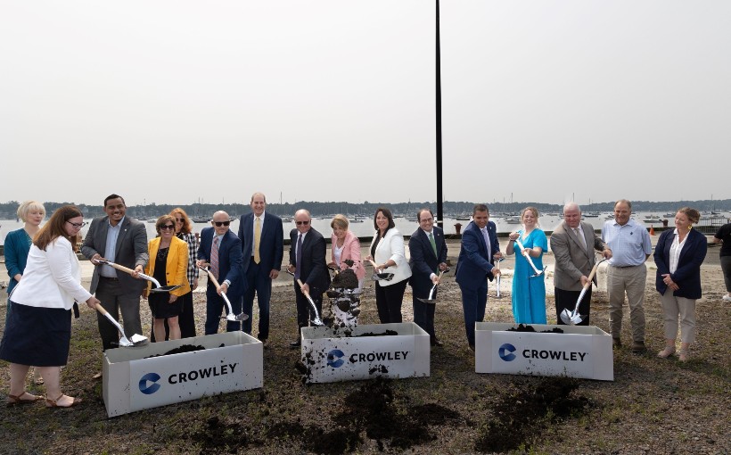 Crowley Breaks Ground on Offshore Wind Terminal in Salem - Connect CRE